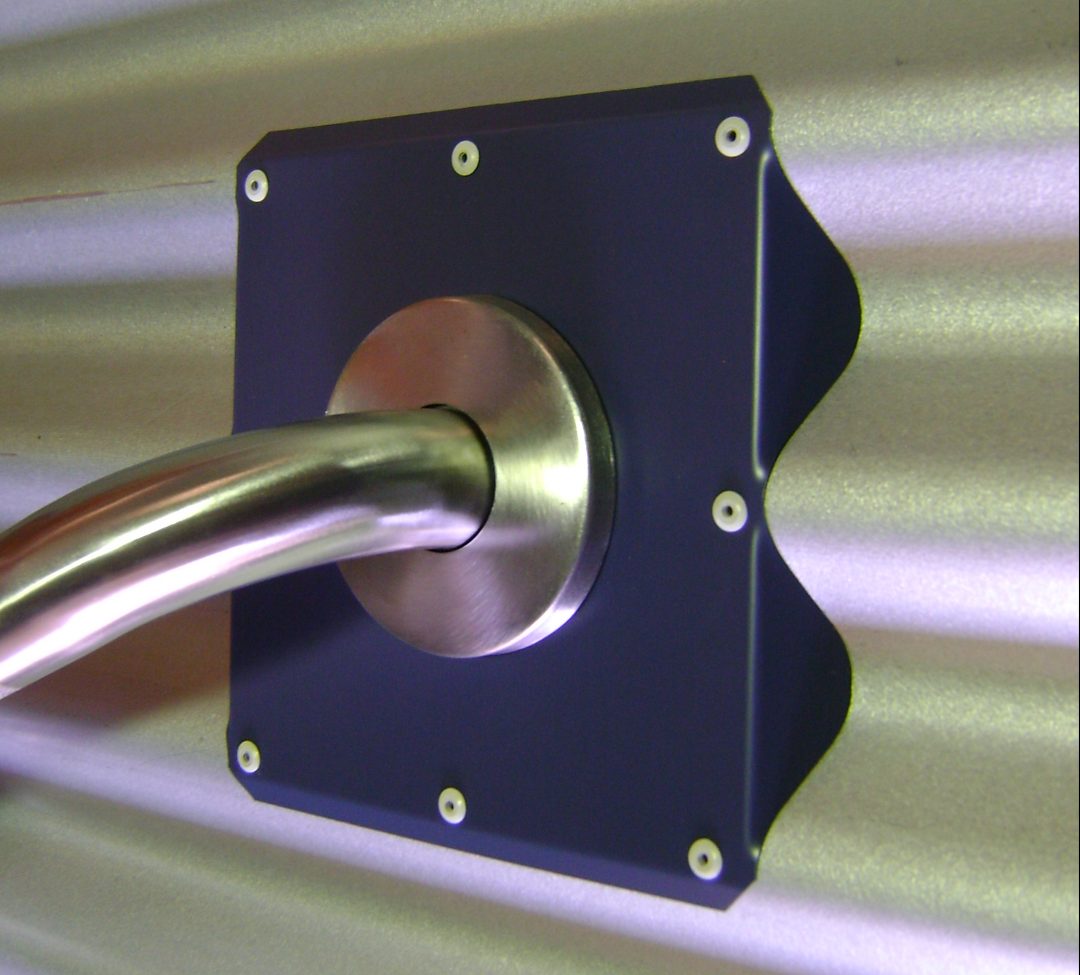 Mount Plates in Profile for Corrugated Custom Orb | Steel Sheds in ...