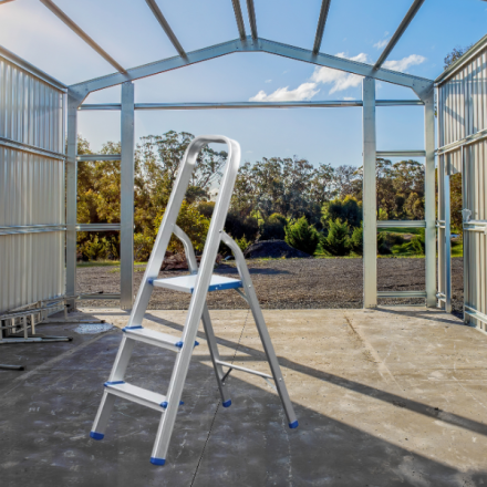 step ladder | Steel Sheds in Australia