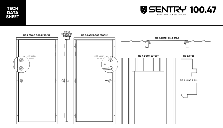How To Install Larnec Sentry 100 Steel Shed PA Door | Steel Sheds in ...
